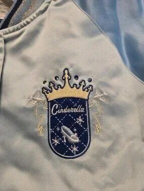 Disney | Jackets & Coats | Disneystore Cinderilla Light Blue Satin ...